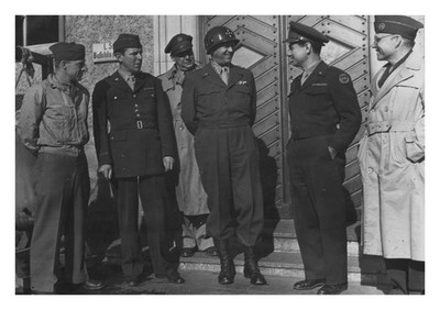 General Patton with Radio Commentators in Germany 1945 | eBay