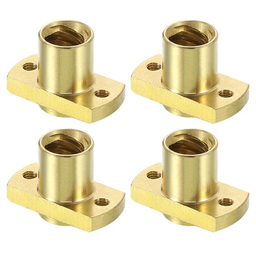 4 Pcs Tr8x8 Lead Screw Brass Nut, Diameter 10mm Pitch 2mm Lead 8mm (4 ...