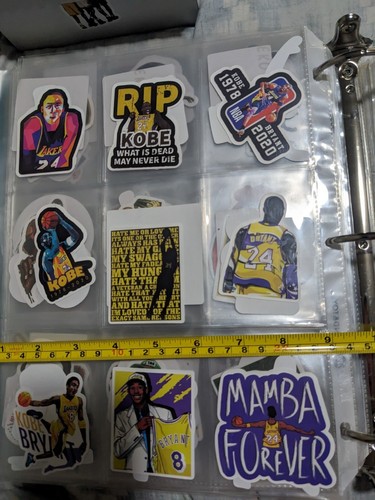 Lot of 9 Small Kobe Bryant Stickers Laptop Decal LA Laker Stickers. | eBay