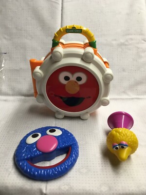 Sesame Street Band toys- Drums, horn and shaker | eBay