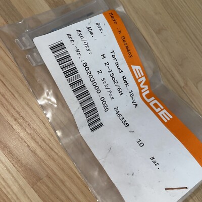 2 Tarauds Machine VA Inox M2 6H B0203000.0020 Emuge / Franken | eBay