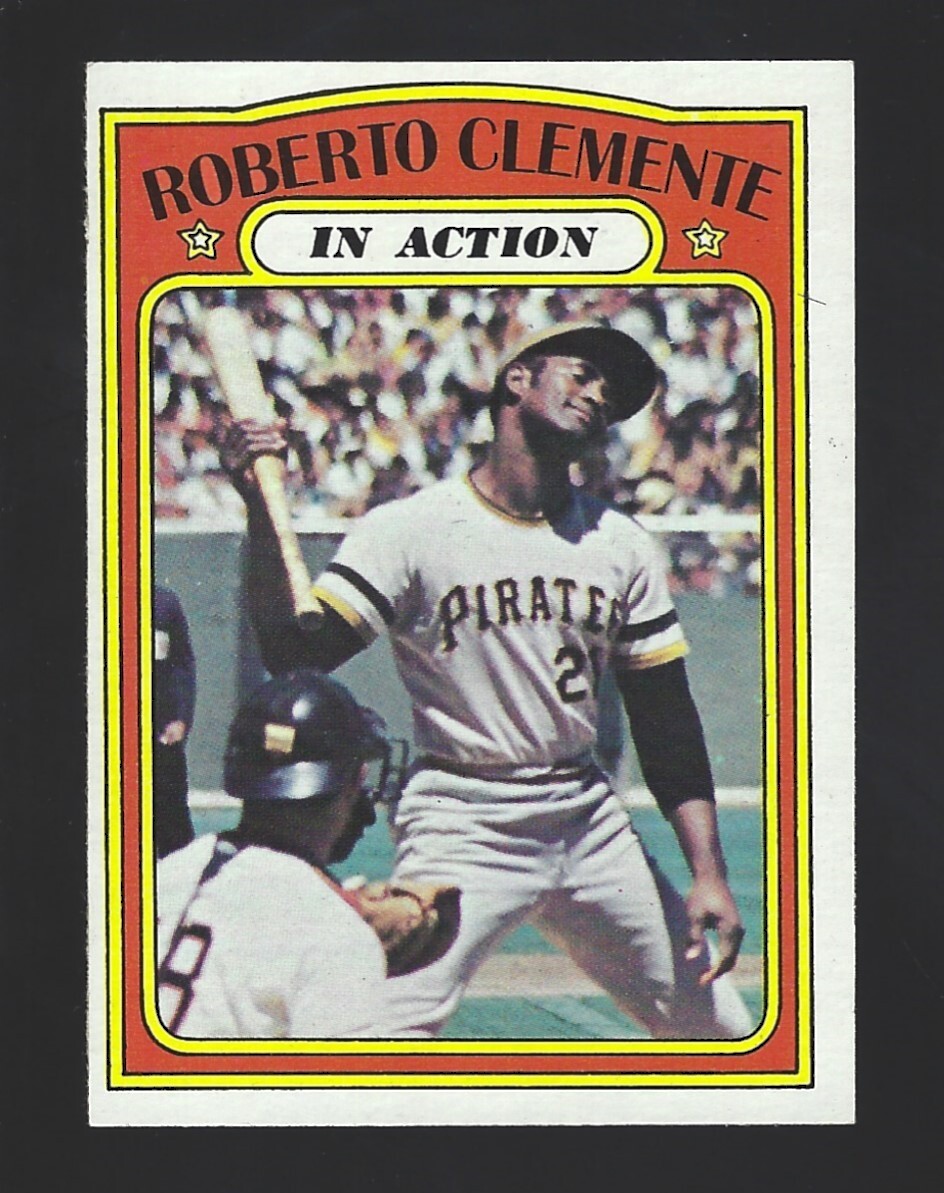 Roberto Clemente Baseball Card 1972