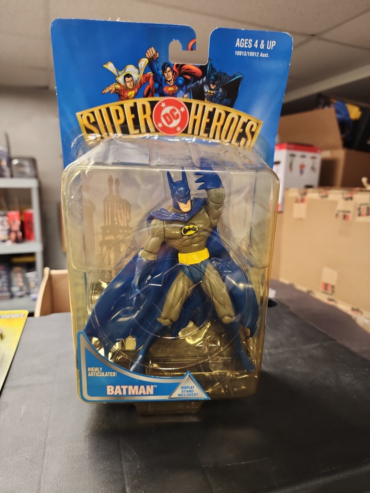 1999 Hasbro DC Super Heroes Batman Action Figure Original Blue Cape ...