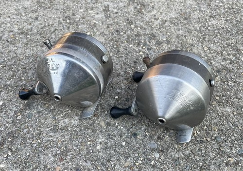 Vintage Zebco Super Model 22 & Model 11 Ball Thumber Spincast Fishing ...