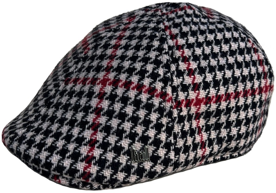 Headchange Econo Hounds Tooth Wool Blend 6 Panel Ivy Cap Duck Bill ...