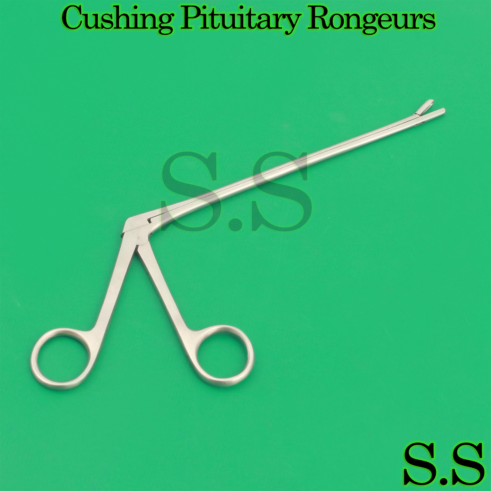 CUSHING PITUITARY RONGEURS 7" 2X10MM CUP (STRAIGHT) ENT SURGICAL ...