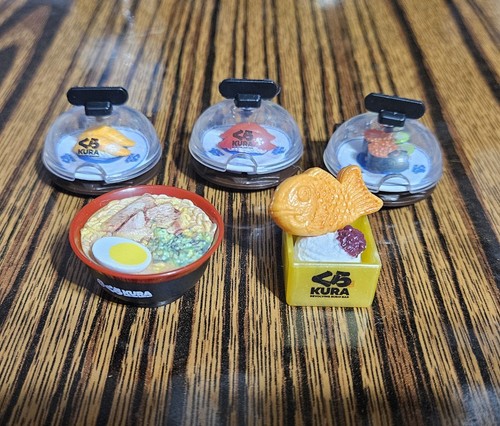 KURA Lot Of 5 Foodie ZURU Surprise Mini Brands! Series 2 Ramen Tuna ...