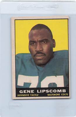 1961 Topps #8 Gene Lipscomb Colts EX *DA-C7546 | eBay