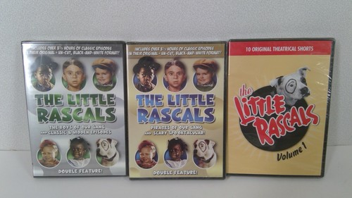 Lot Of 3 Little Rascals DVDs NIP Factory Sealed. | eBay