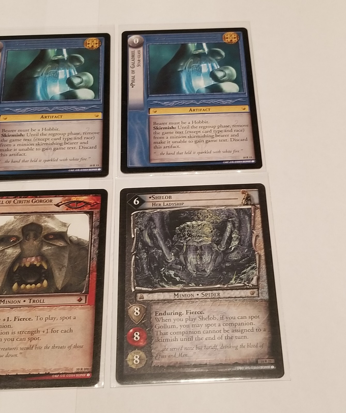 Lord of the Rings TCG Lotr Tcg Mount Doom Lot Of 6 RARE Shelob ...