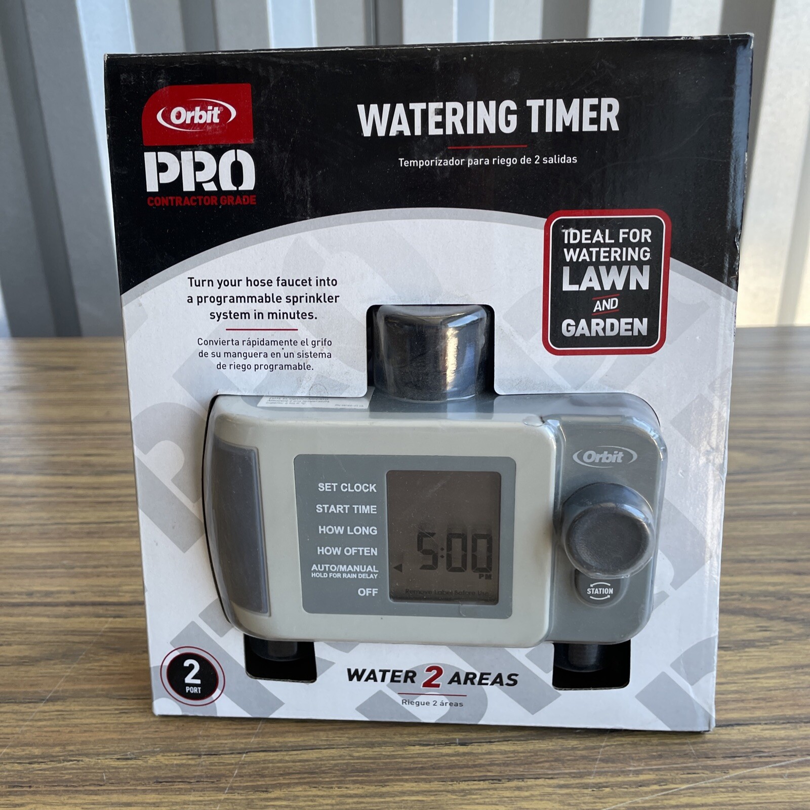Orbit PRO 2-Port Digital Watering Timer Hose Lawn Programmable ...