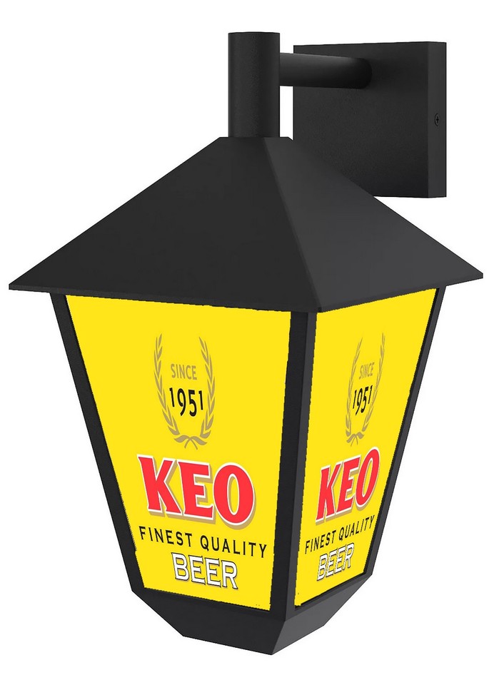 Pub lantern light beer man cave bar budweiser keo estrella custom ...