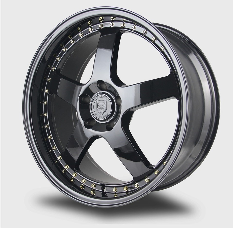 GWG NS8 19 inch Black Gold Rim fits HONDA CIVIC EX - LX 2006 - 2011 | eBay