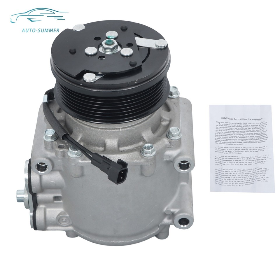 A/C Compressor For Ford Expedition Lincoln Navigator 2004-08 4.6L 5.4L ...