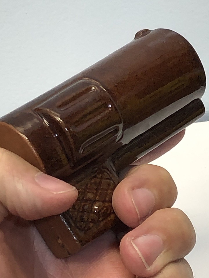 “Gun Shot” 1950s Redware Clay Vintage Antique Shot Glass Jigger - Made ...