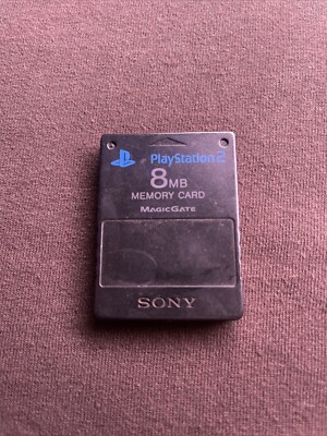 Official Sony PlayStation 2 Memory Card PS2 Authentic MagicGate 8MB ...