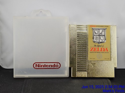 The Legend of Zelda (Nintendo NES, 1985) Gold Cartridge Only Tested 🎮 ...