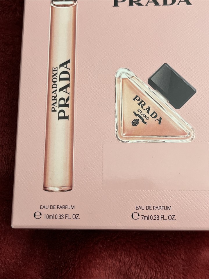 PRADA PARADOXE & PRADA MILANO EAU DE PARFUM 0.33 OZ VAPORISATEUR & 0.23 ...