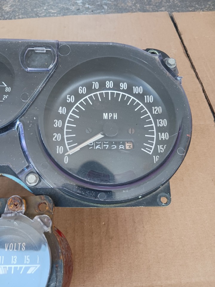 1973 Firebird Instrument Gauge Cluster 160 MPH Speedometer 8k TACH AS ...