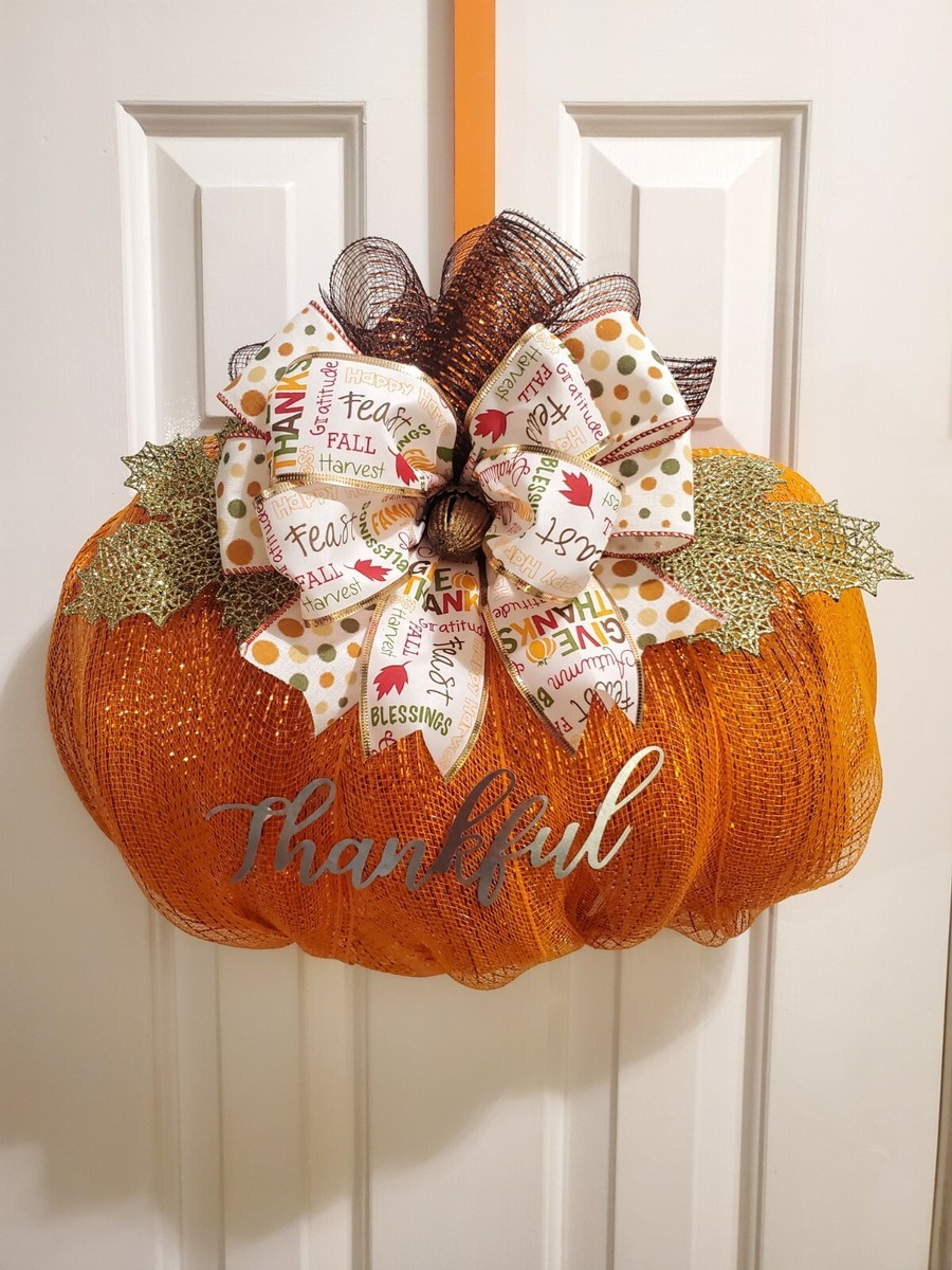 Fall Mesh Wreath