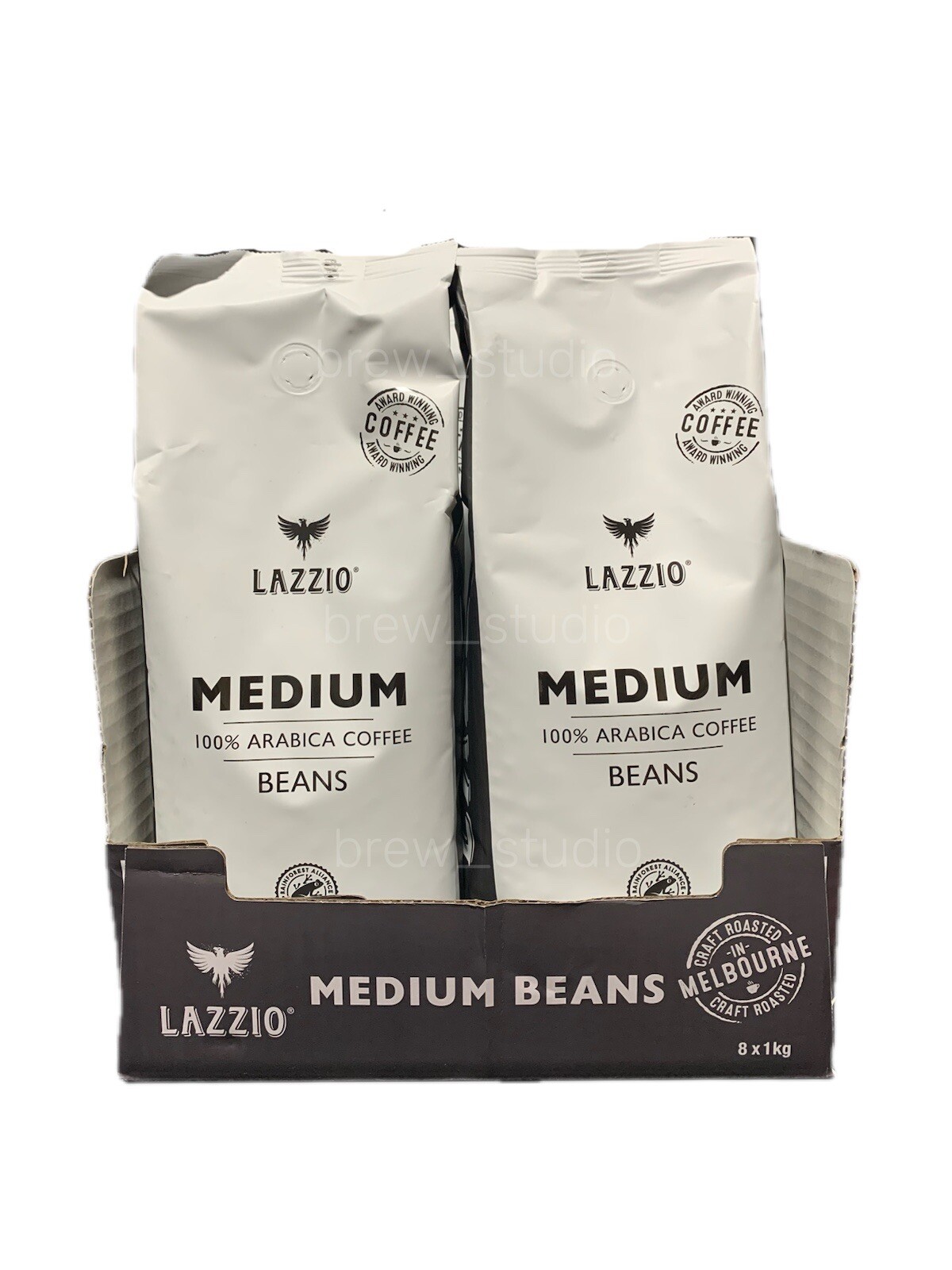 2 x LAZZIO Coffee Beans Medium Roast 1KG - Coffee Espresso Beans | eBay