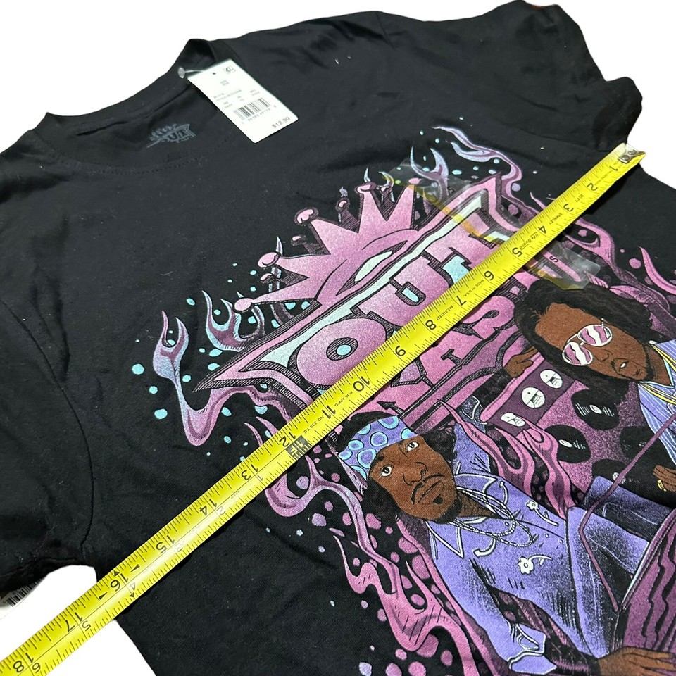Outkast ATLiens Hip Hop Rap Cartoon Black T Shirt Size Small | eBay