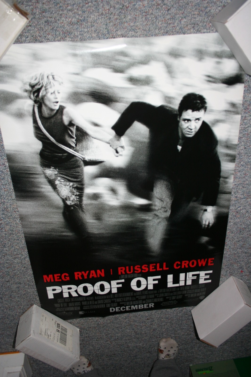 PROOF OF LIFE Original DS 2000 Rolled 27x41 Adv. Movie Poster MEG RYAN ...