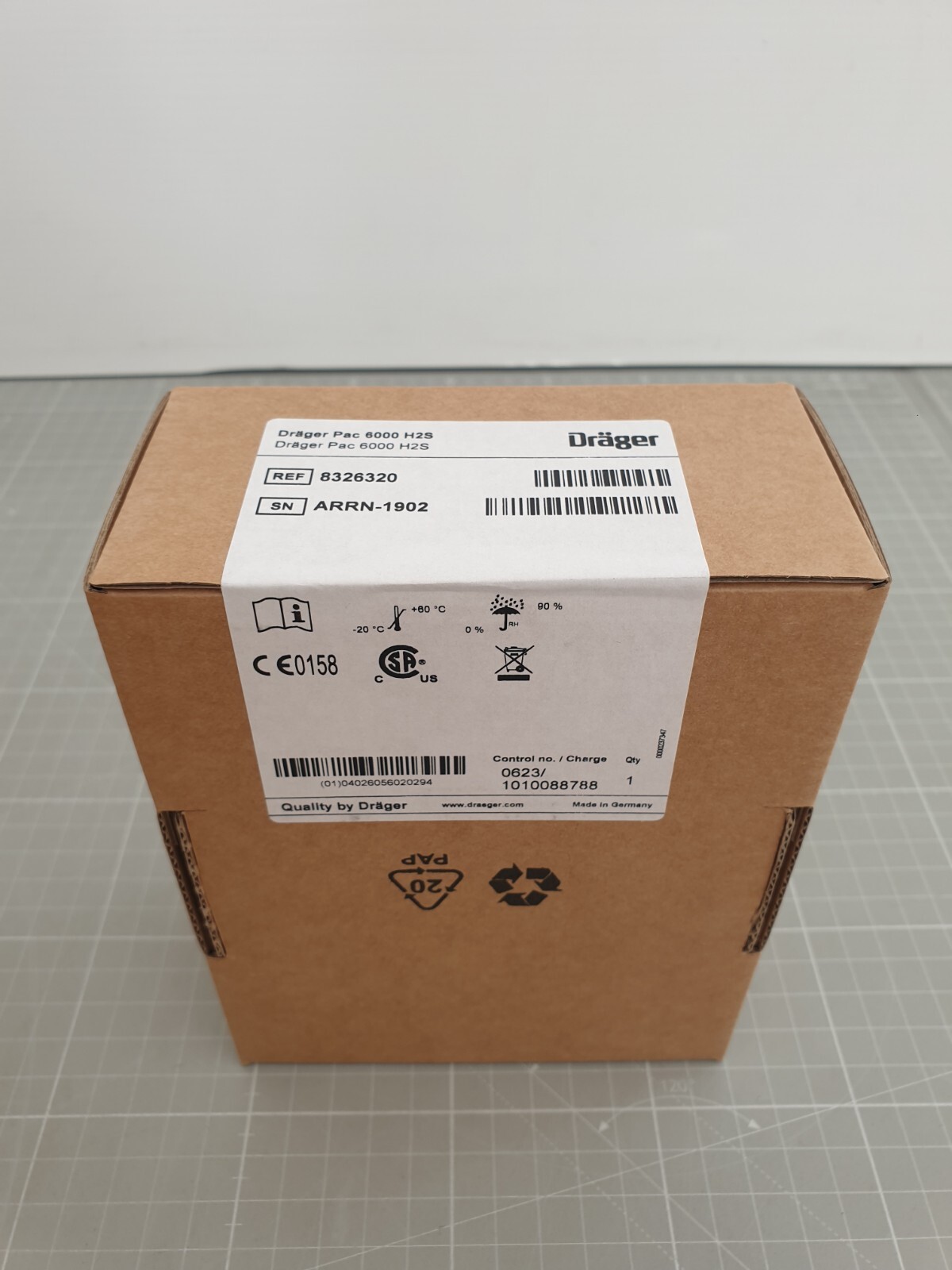 Dräger PAC 6000 H2S Monogas Detector ( 8326320 ) _0.31_5B | eBay