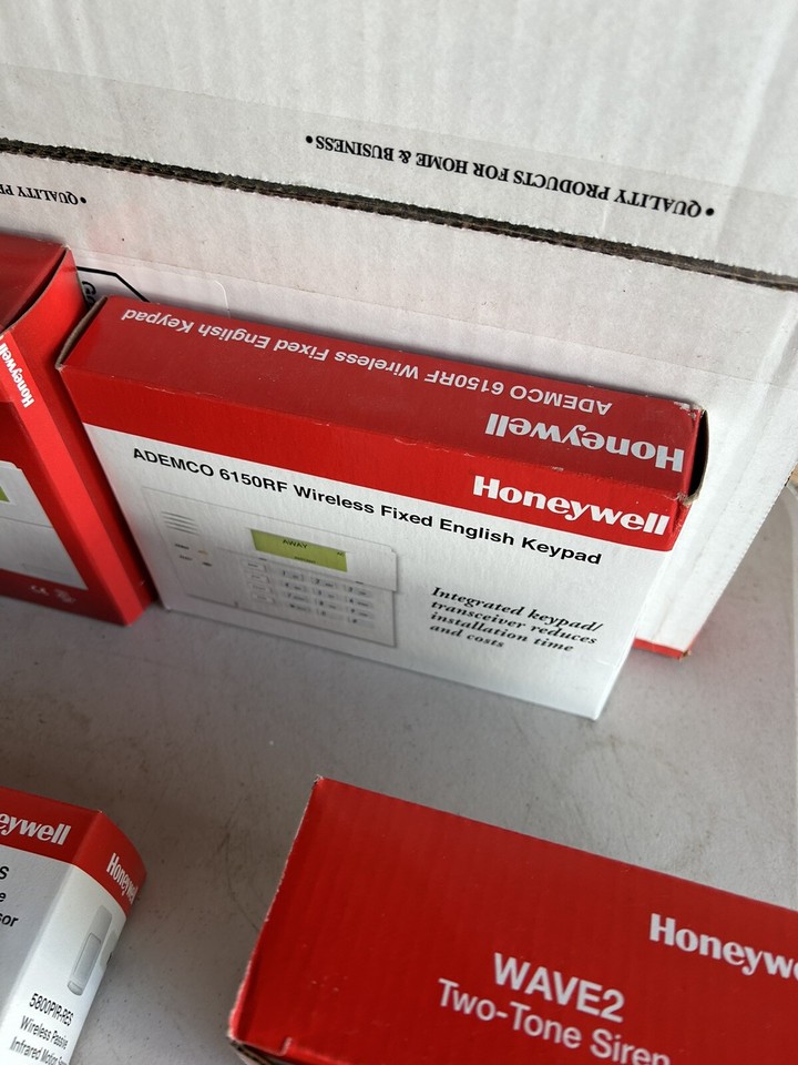 HONEYWELL ADEMCO VISTA SERIES SECURITY SYSTEM (COMPLETE HOME SYSTEM ...