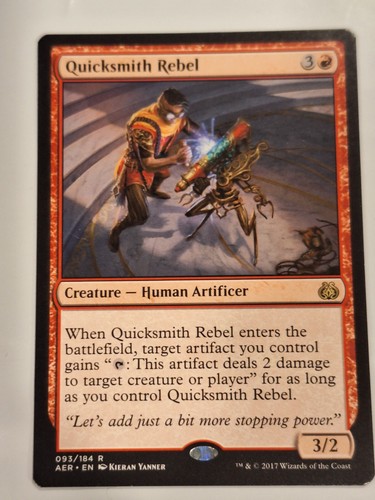 Quicksmith Rebel - Aether Revolt Magic the Gathering MTG Nice! | eBay