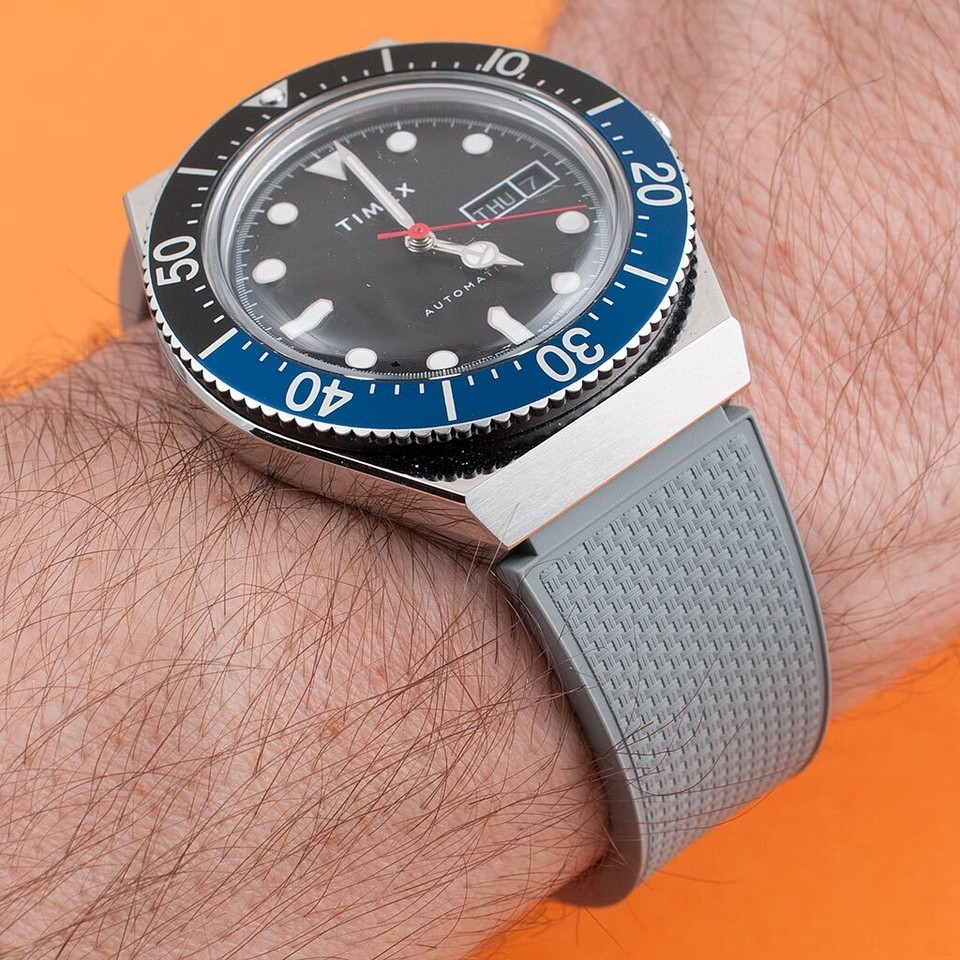 TQ18 Q Timex Replacement Watch Straps - FKM Rubber Quick Release Watch ...