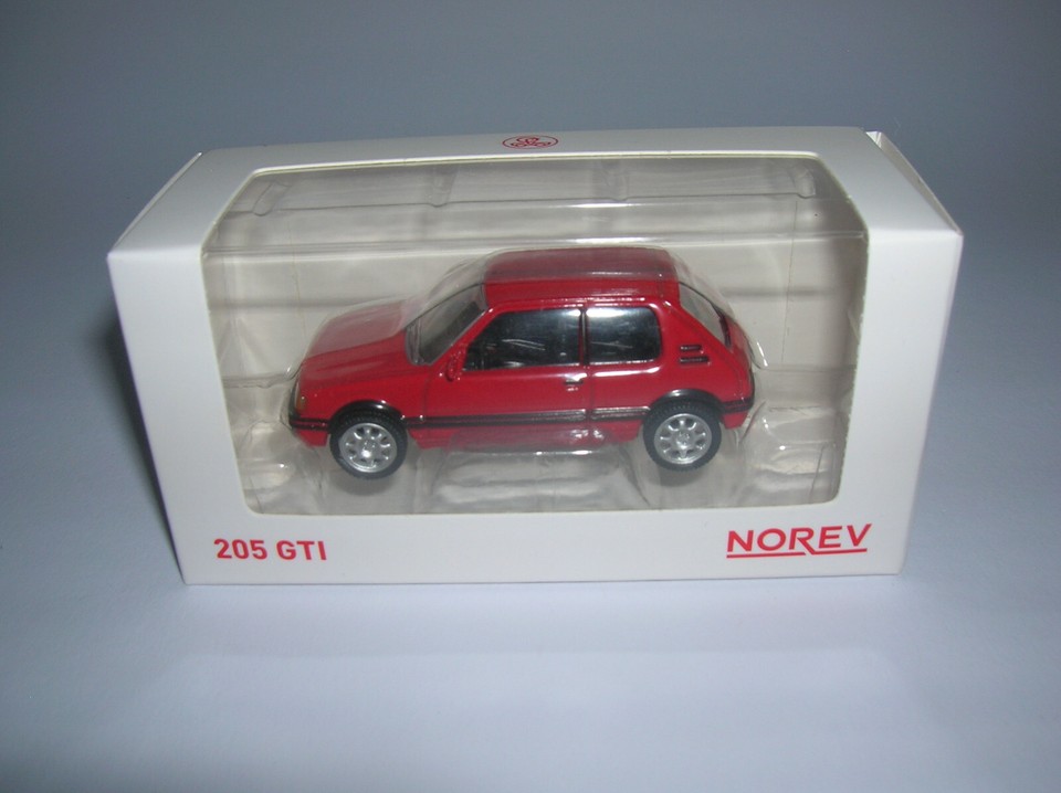 Norev Peugeot 205 GTi Baujahr 1988 rot red, 1:54 Art. 319351 | eBay
