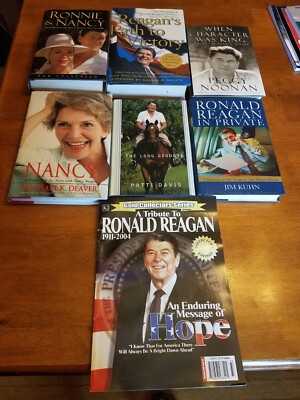 Lot Of Ronald Reagan Nancy Reagan Books | eBay