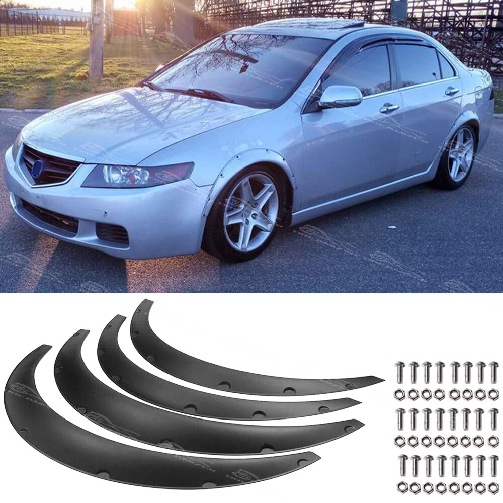 4X For Acura RSX TSX ILX Integra Fender Flares Mudguards Wide Body ...
