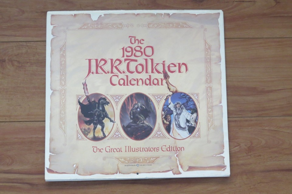 Vintage Lot of 1974-1982 JRR Tolkein Calendars | eBay