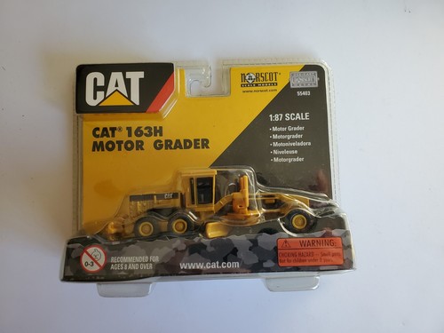 CAT 163H Motor Grader Caterpillar Diecast 1:87 Scale Model 55403 ...