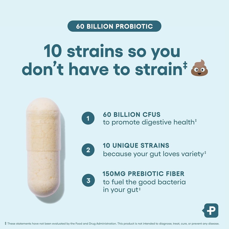 Physician's Choice Probiotics 60 Billion CFU-Digestive,Intestinal ...