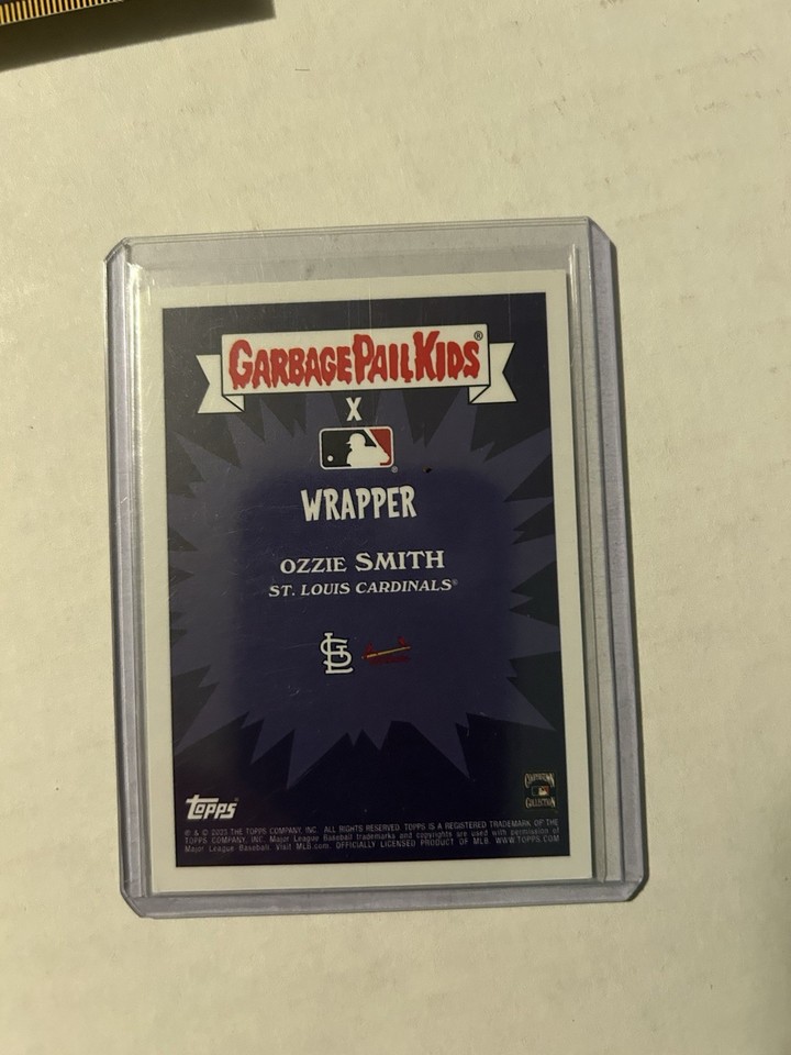 2023 Topps Garbage Pail Kids GPK X MLB Ozzie Smith Wrapper SP HOF ...