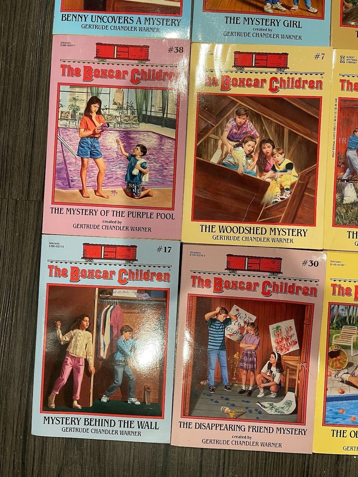HUGE LOT of 40 "The Boxcar Children" by Gertrude Chandler Warner NO ...