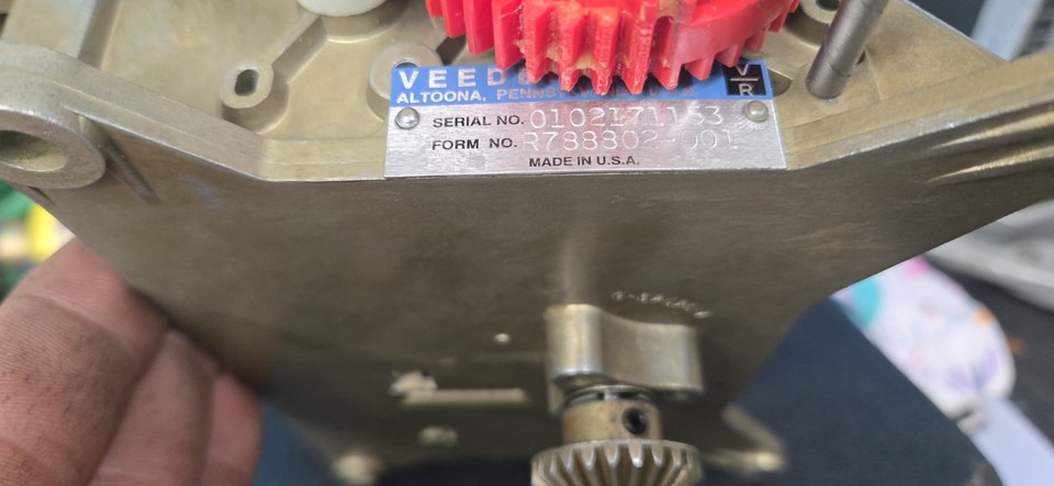 VEEDER -ROOT TICKET PRINTER SERIES 788800 ZERO START R789000-036 METER ...
