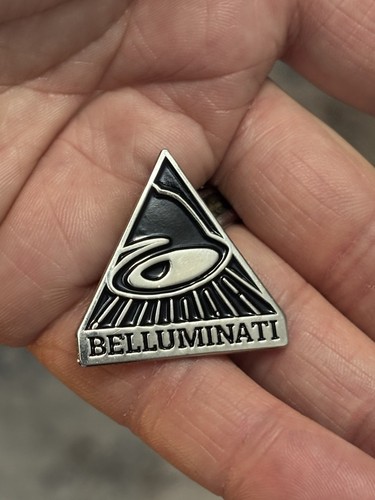 Taco Bell Hat Pin Belluminati rare Live Mas Shirt Lapel Tie Cap Silver ...