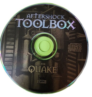 Aftershock Toolbox For Quake Big Box PC Game Software 1996 Command ...