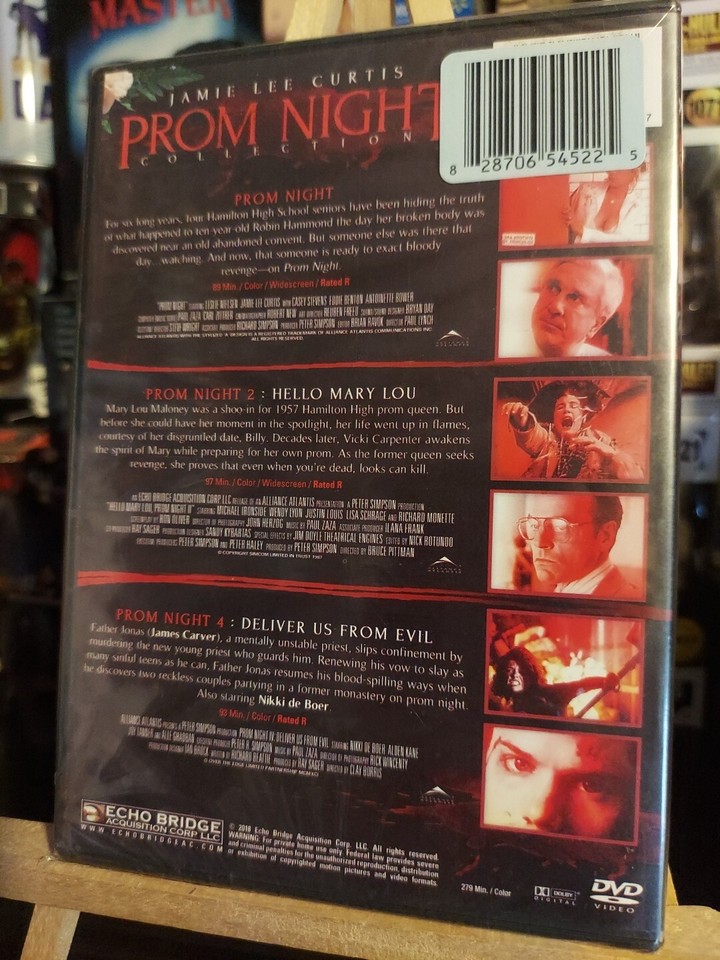 Prom Night: Film Collection 1, 2, 4 (DVD) Brand New Sealed Free Shipping 96009484347| eBay