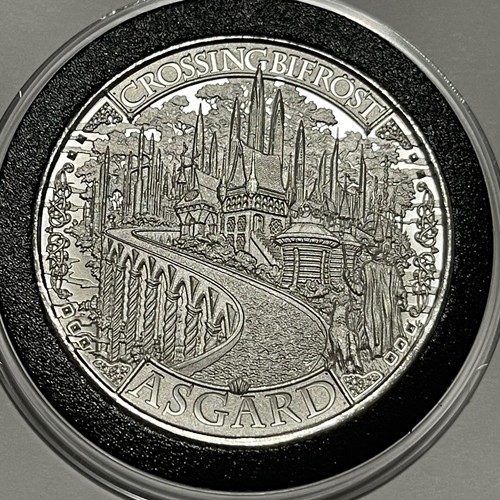Crossing Bifröst Asgard Odin Norse Coin 1 Troy Oz .999 Fine Silver ...