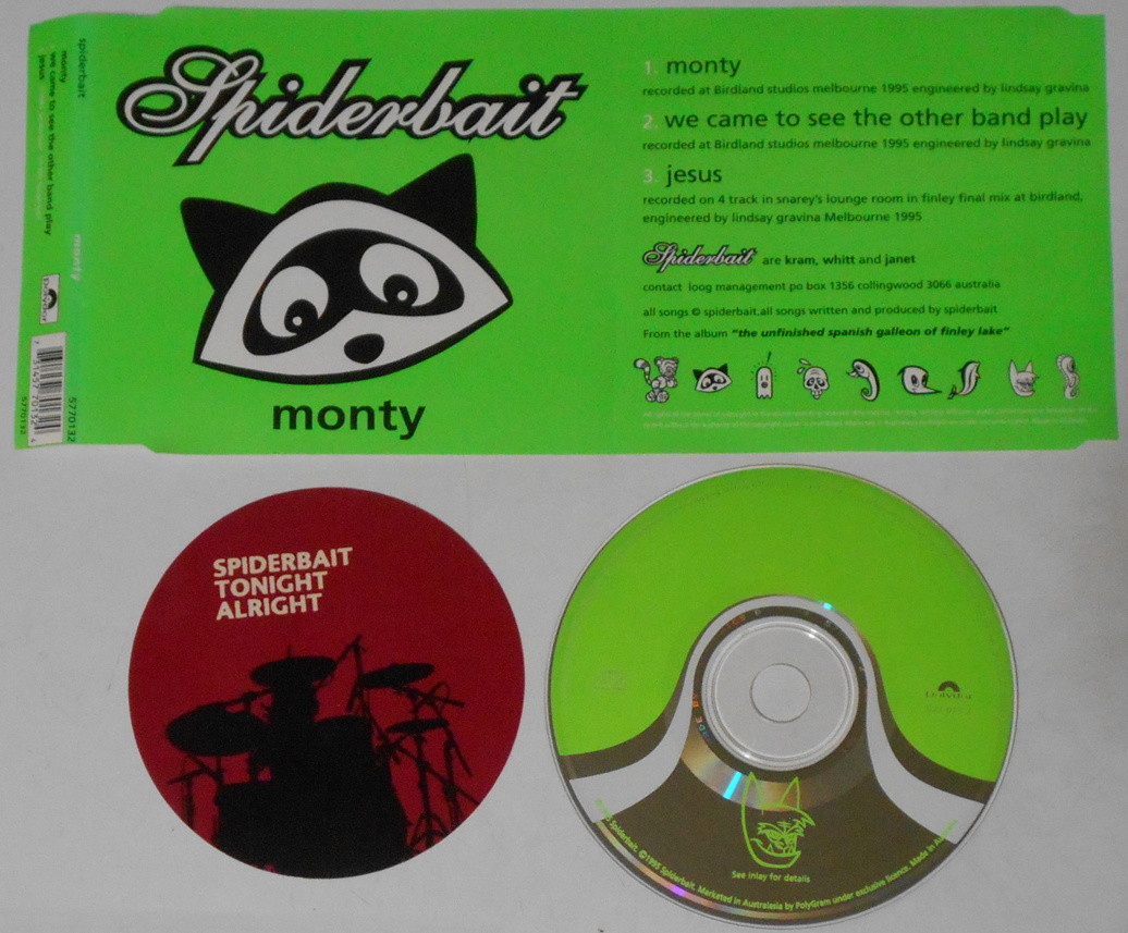 Spiderbait Monty 3 track ep Australia cd -Rare! | eBay