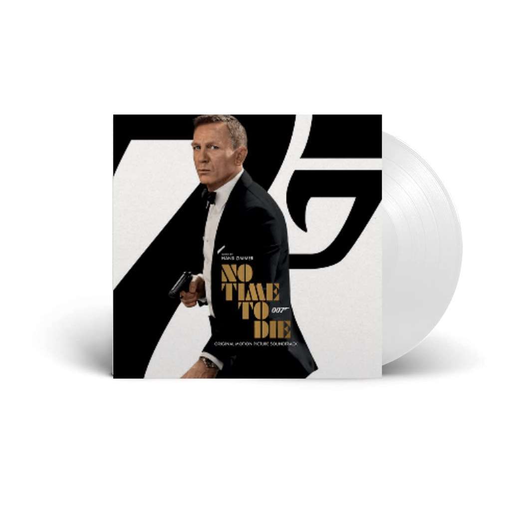 New: NO TIME TO DIE, 007 SOUNDTRACK - White Opaque Vinyl LP, Billie ...