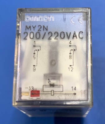OMRON RELAY MY2N 200/220VAC 5A COIL 220/240VAC | eBay