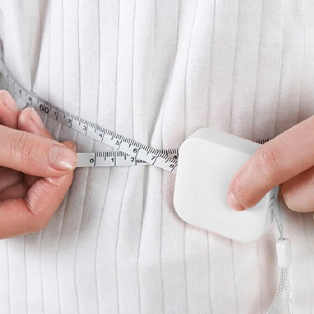 1.5m Chest Waist Portable Square Size Tape Measure Automatically ...