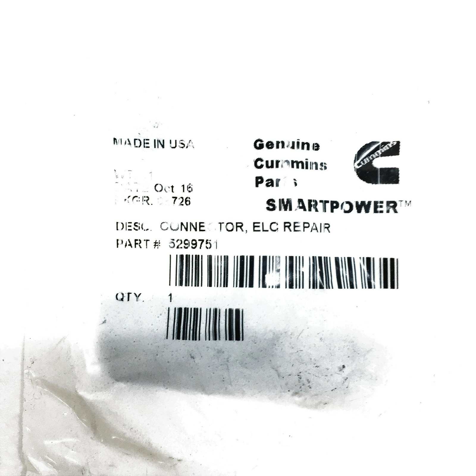 Cummins 5299751 - Connector ELC Repair for sale online | eBay