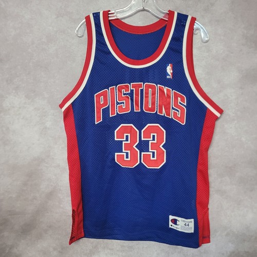 Rare Vintage Champion Authentic Detroit Pistons Grant Hill 33 Jersey ...